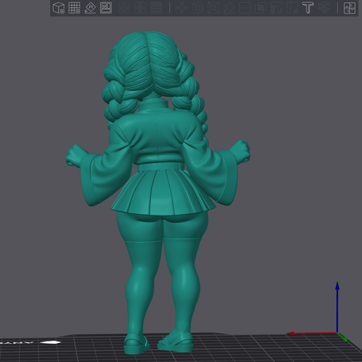 👾 Mitsuri Kawaii Demon Slayer kimetsu no yaiba・ STL File for 3D ...