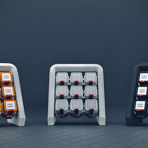 📦 Tessera Desk Type С – Modular Desktop Rack for TB333 Boxes・Free 3D ...