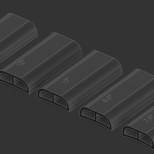 🎸 Fretboard Radius Blocks・Free STL File for 3D printing・Cults