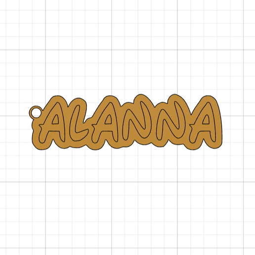 STL file disney alanna keychain 🗝️ ・3D printable design to download・Cults