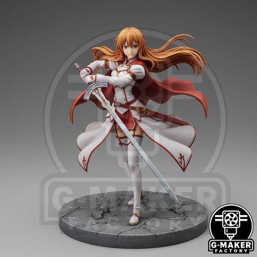 🗡️ Asuna Yuuki - Sword Art Online・ 3D File for 3D printing・Cults
