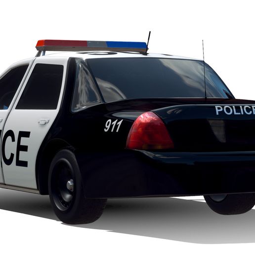 3D file Police Car Low-poly 3D Model 🚓 ・Design to download and 3D print ...