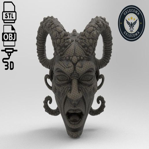 🎨 Medusa Mask 3D Print Model・ 3D File for 3D printing・Cults