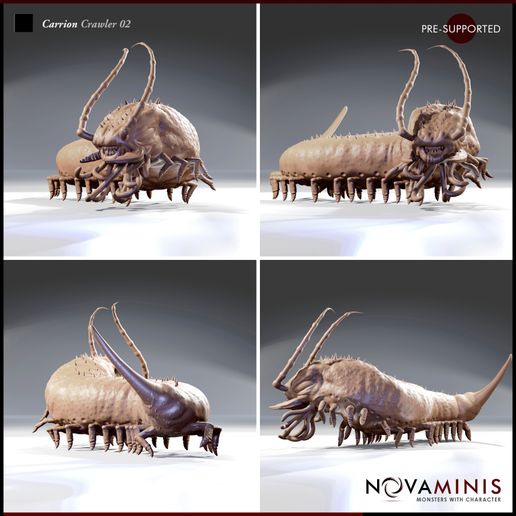 3D file Carrion Crawler 02 🎲 ・3D print model to download・Cults