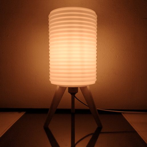 STL file TABLE LAMP, NIGHT LAMP FOR BEDROOM, HOME DECOR ITEMS, OFFICE ...