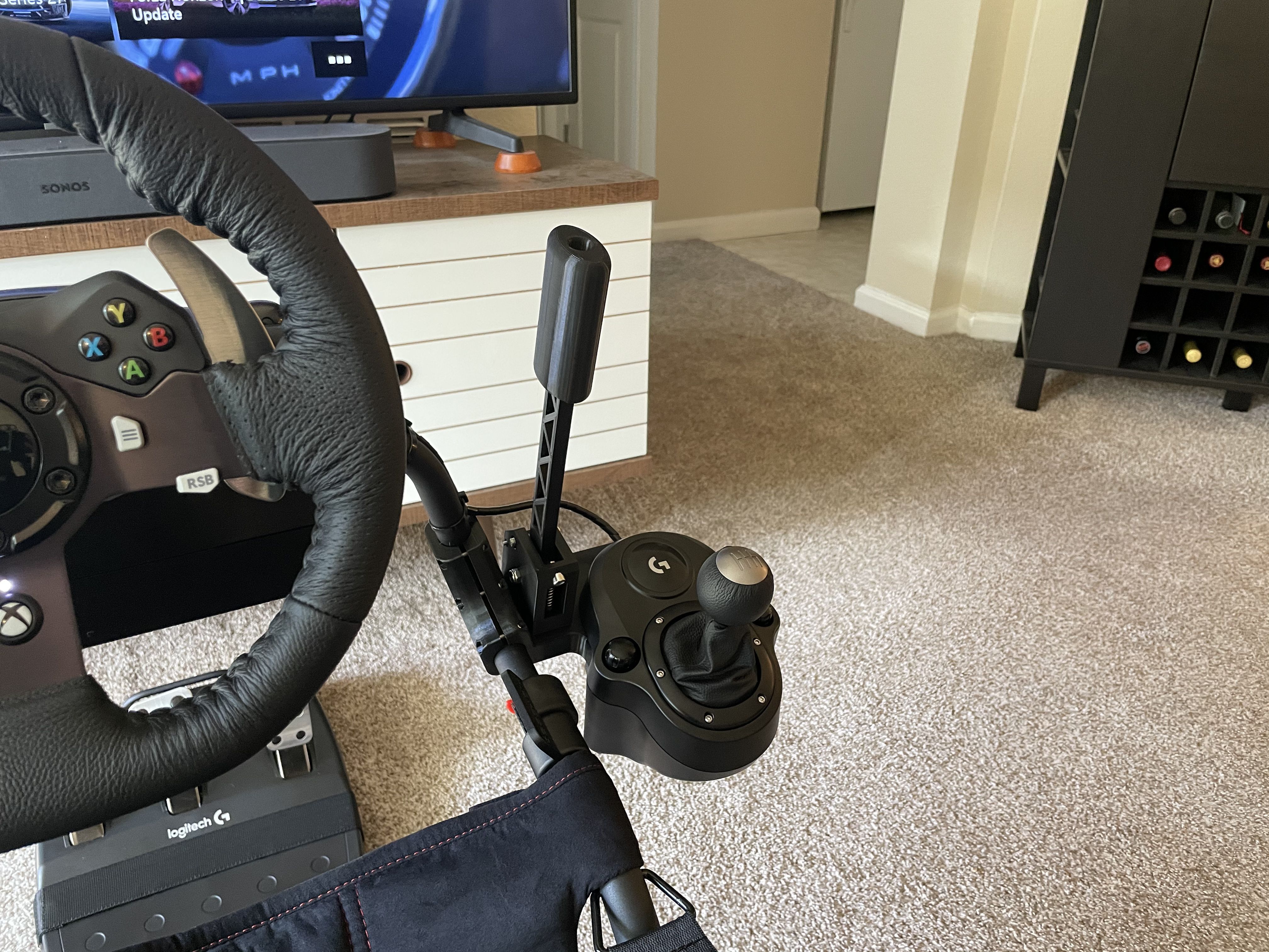 Free 3D file DIY Racing Sim Handbrake・Model to download and 3D print・Cults