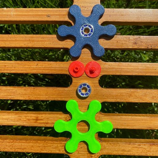 👌 Fidget Spinner - Set・ STL File for 3D printing・Cults