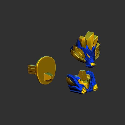 🎨 GOZYUGER MECHA HEAD RINGS FAN ART・ 3D File for 3D printing・Cults
