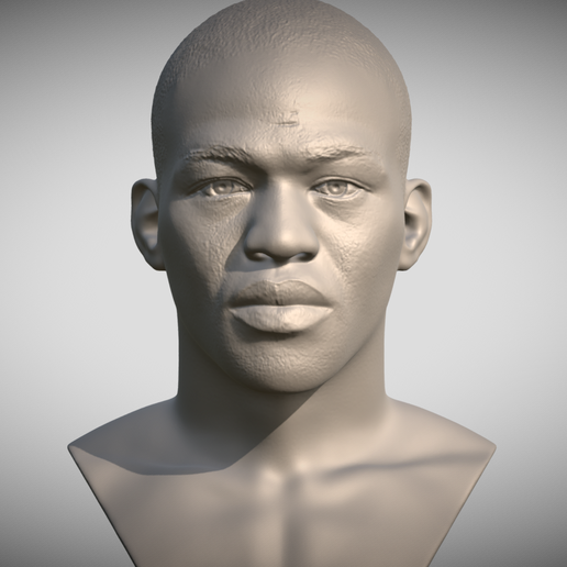 👤 Jon Jones bust for 3D printing・ STL File for 3D printing・Cults
