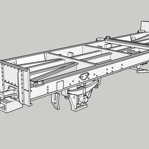 STL file Oo Gauge Conflat P - Model Railway Wagon 🛤️ ・3D printing model ...