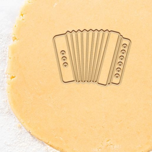 3D file Accordion Cookie Cutter, Biscuit Cutter 🪗 ・3D printing model to ...