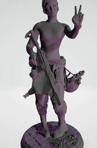 🤙 Izzy Izanami - COD - WAR ZONE - MW2・ STL File for 3D printing・Cults