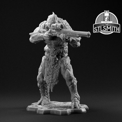 🔫 Swarm Drone Sniper Gears 4 Miniature STL・ STL File for 3D printing・Cults