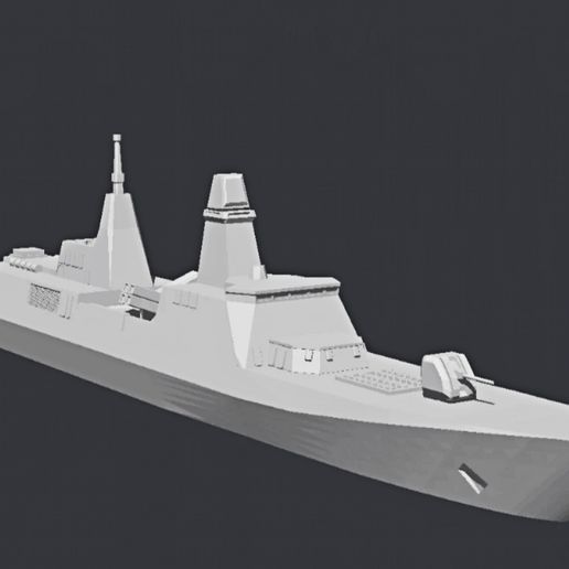 🇫🇷 Type 054b pla navy frigate・ STL File for 3D printing・Cults