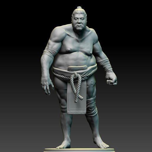 STL file SUMO WRESTLER (ROGUE SUMO) 🗿 (OBJ)・3D printer model to ...