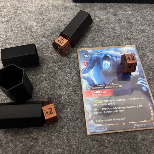 ♟ Riftbound hex counters・ STL File for 3D printing・Cults