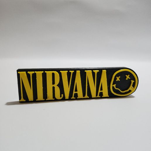 STL-Datei Nirvana logo sign 🗝️ ・3D-Druck-Idee zum Herunterladen・Cults