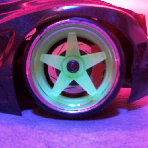 🛞 one10rc MST Drift Wheel Insert 5 point Volk・Free STL File for ・Cults