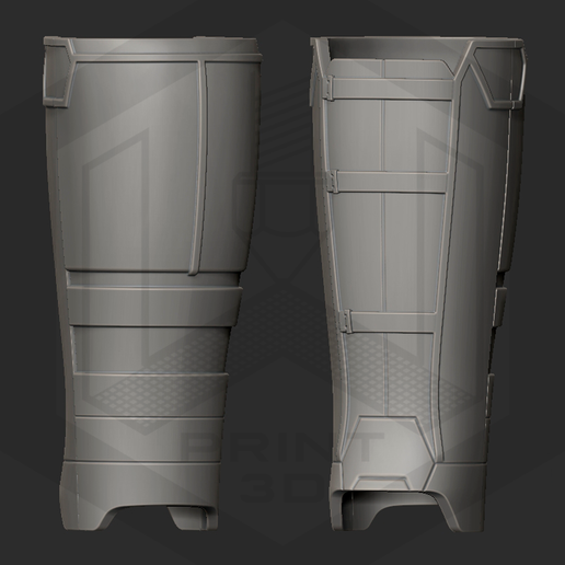 🎭 SHINGUARDS DEADPOOL 3 - COSPLAY・ STL File for 3D printing・Cults