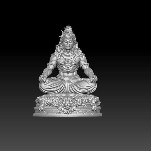🗿 Lord Shiva・ STL File for 3D printing・Cults