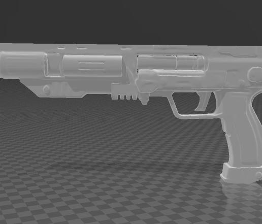 🧪 Science Fiction (Sci-Fi) Handheld Pistol Gun cosplay prop (3D ...