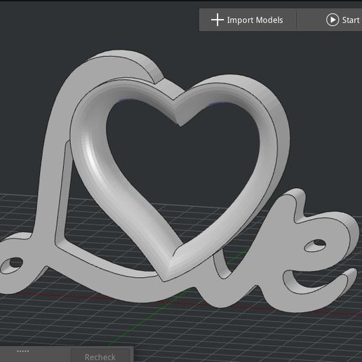 STL file Love ️‍🔥 (OBJ)・Template to download and 3D print・Cults