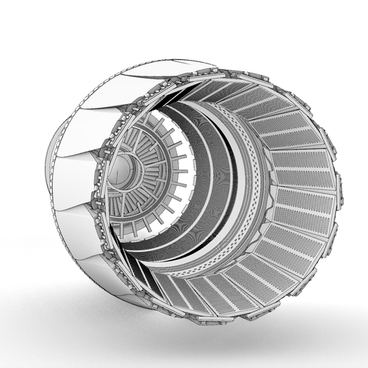 💯 F-16 F100 PW 100 Engine & Exhaust Nozzle・ STL File for 3D printing・Cults