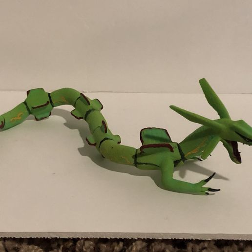 👹 Realistic Rayquaza Pokémon・Free STL File for 3D printing・Cults