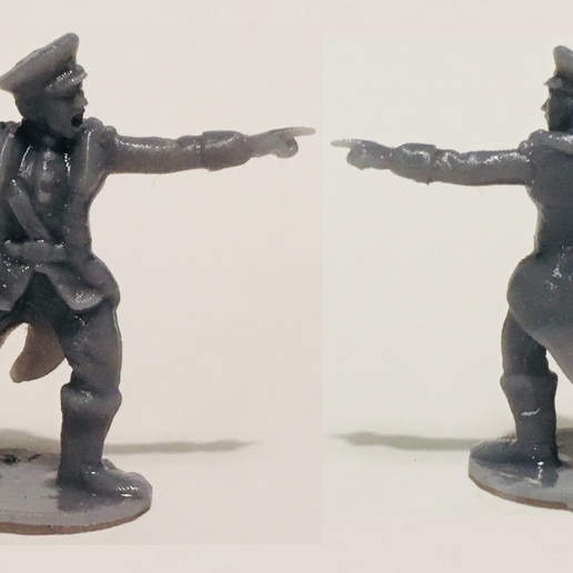 3D file 28mm 1/56 Soviet Commissar WW2 🎲 ・Model to download and 3D ...