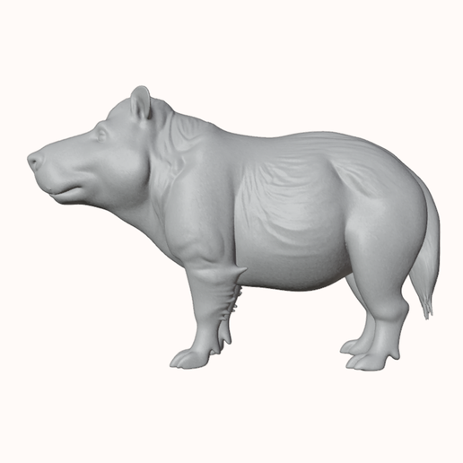 🗿 Capybara Figurine・Free STL File for 3D printing・Cults
