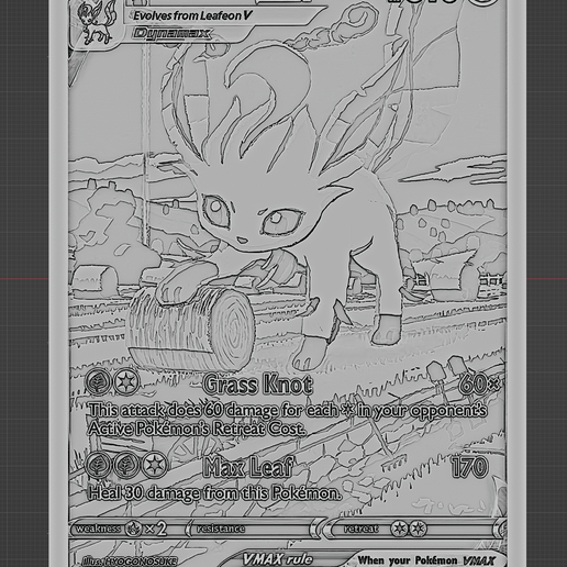 leafeon coloring page