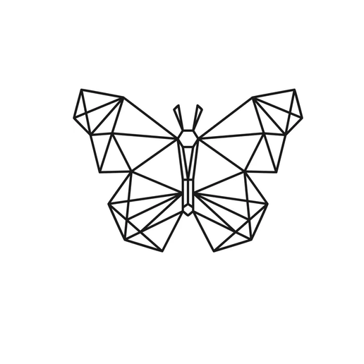 triangle shaped butterfly