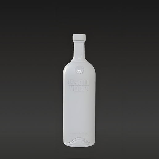 🍾 Бутылка Absolut Vodka・Бесплатный STL для 3D-печать・Cults