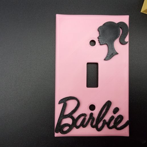 🏢 Mattel Barbie Light Switch Cover / Plate A・ STL File for 3D printing ...