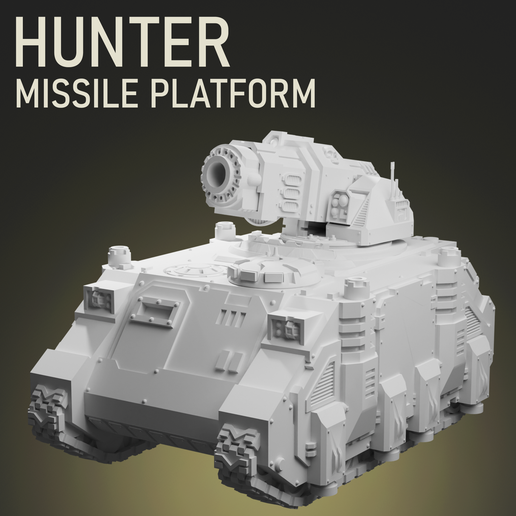 🏹 EPIC HUNTER MISSILE PLATFORM・Free 3D File for 3D printing・Cults