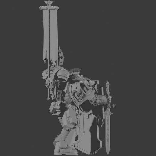 🗡️ Glorious Fister with sword & shield・Free STL File for 3D printing・Cults