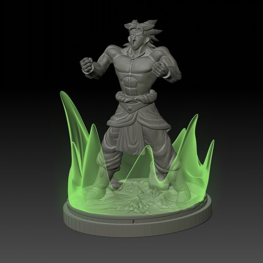 Archivo STL Broly (Anime base form) 🎲 ・Modelo para descargar y imprimir ...