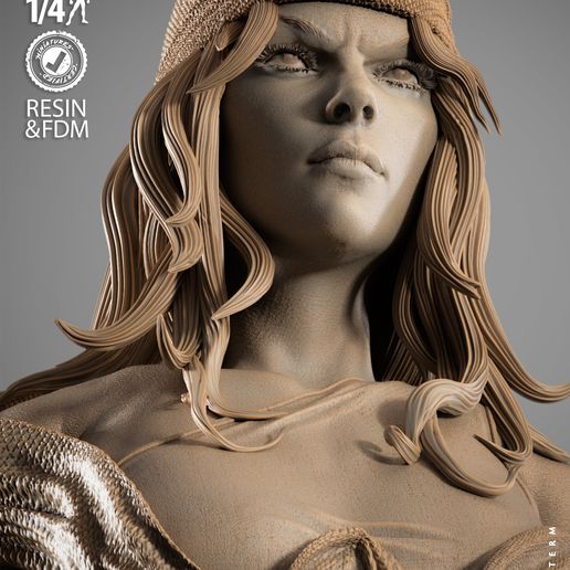 👤 WICKED MARVEL ELECTRA PORTRAIT BUST: TESTED AND READY FOR 3D PRINTING ...