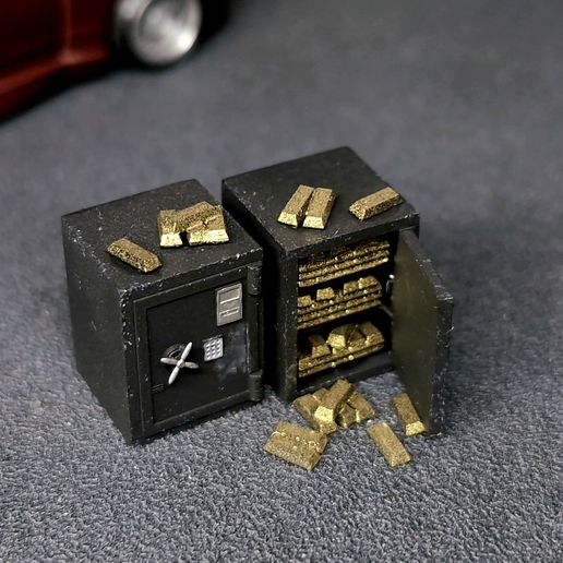 💰 money safe for garage diorama・ STL File for 3D printing・Cults