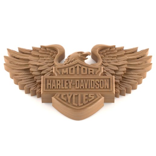 🏍️ Harley Davidson・ STL File for 3D printing and CNC machining - Laser ...