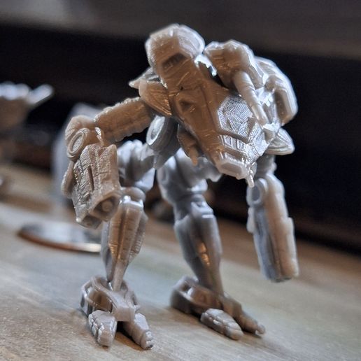 🤖 M-2D battle mech 9 model Pose Pack (scale compatible with battletech ...