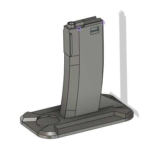 Archivo STL soporte pmag m4 🔫 ・Objeto imprimible en 3D para descargar・Cults