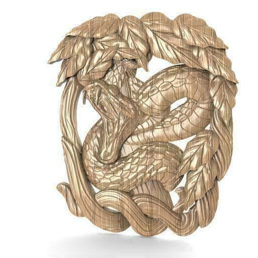 Download STL file CNC Snake • 3D print template ・ Cults