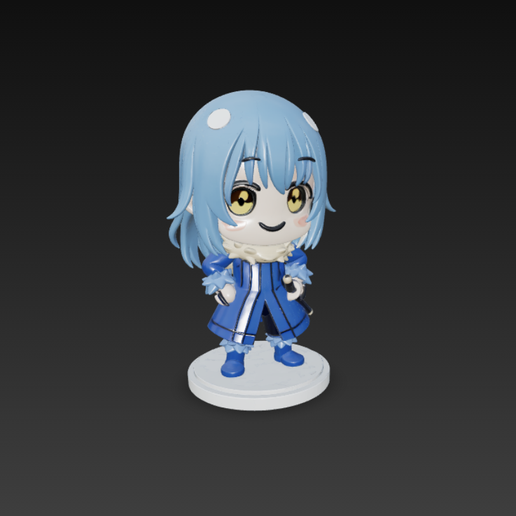 👾 Rimuru Tempest - Tensei Shitara Slime Slime Datta Ken Chibi Style ...