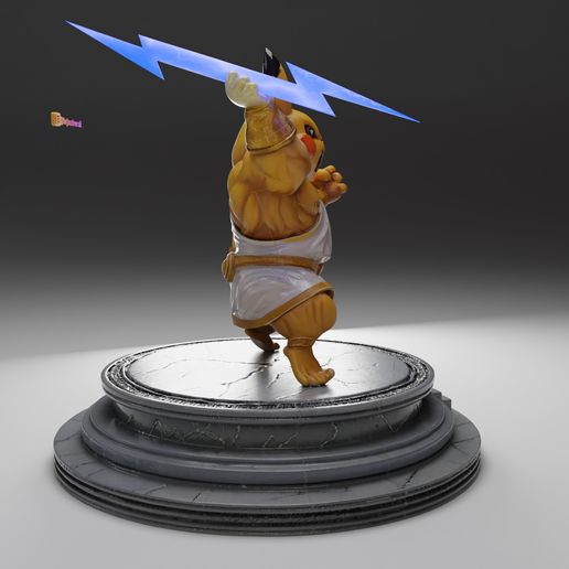 🏛️ Zeus Pikachu・ STL File for 3D printing・Cults