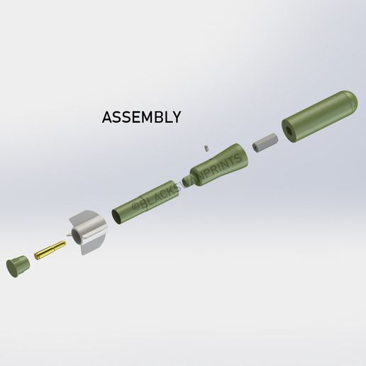 🚬 Yugoslav M62 Smoke Rifle Grenade・ 3D File for 3D printing・Cults