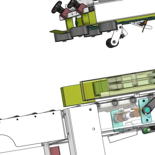 🛠️ 3D CAD Model Carton Sealing Machine with Adjustable Twin-Roll Tape ...