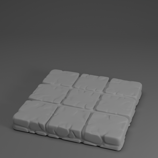 🎲 Modular Dungeon Kit I - Basic Floor & Wall Set (3 pieces)・Free STL ...