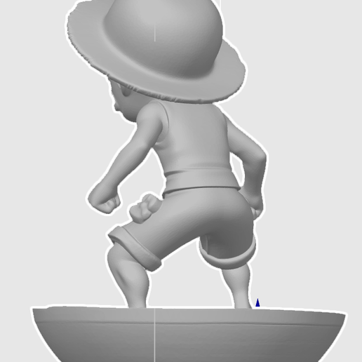 😭 Luffy llorando・Archivo 3MF para Impresión 3D・Cults