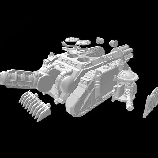 Free STL file OPR - BATTLE BROTHERS - BATTLE TANK - ILLUMINA (FREE) 🪖 ...